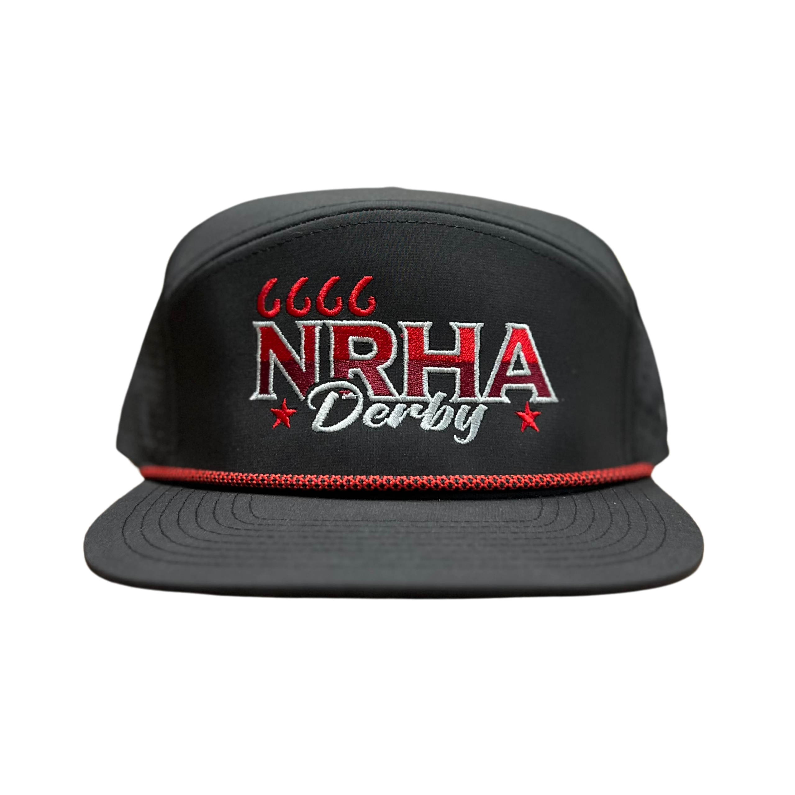 6666 NATIONAL REINING HORSE ASSOCIATION (NRHA) DERBY BLACK/RED ROPE ...